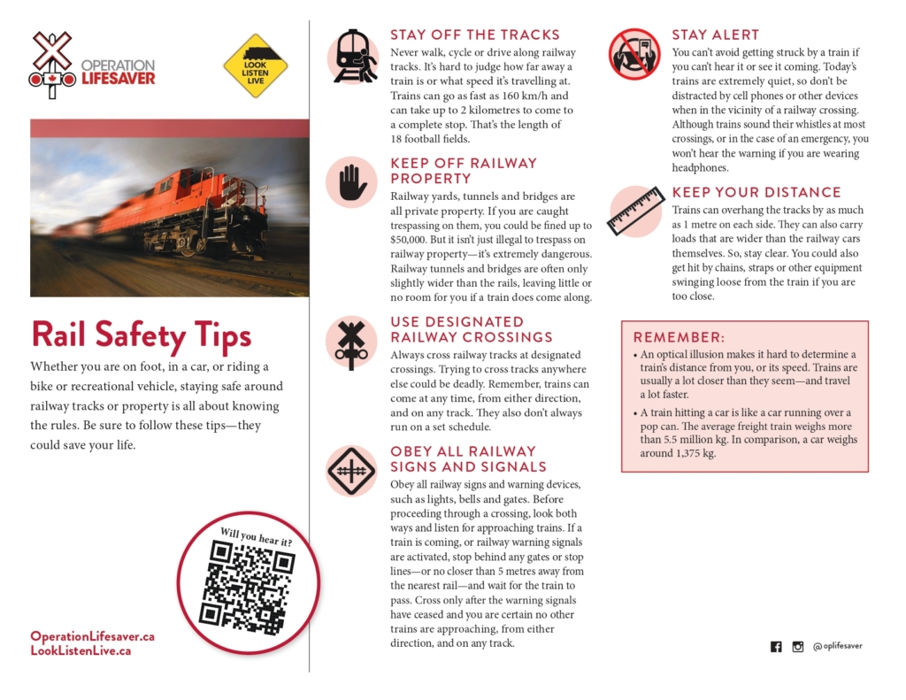 Rail Safety Week - September 15-21, 2025 - RM of Coalfields No. 4